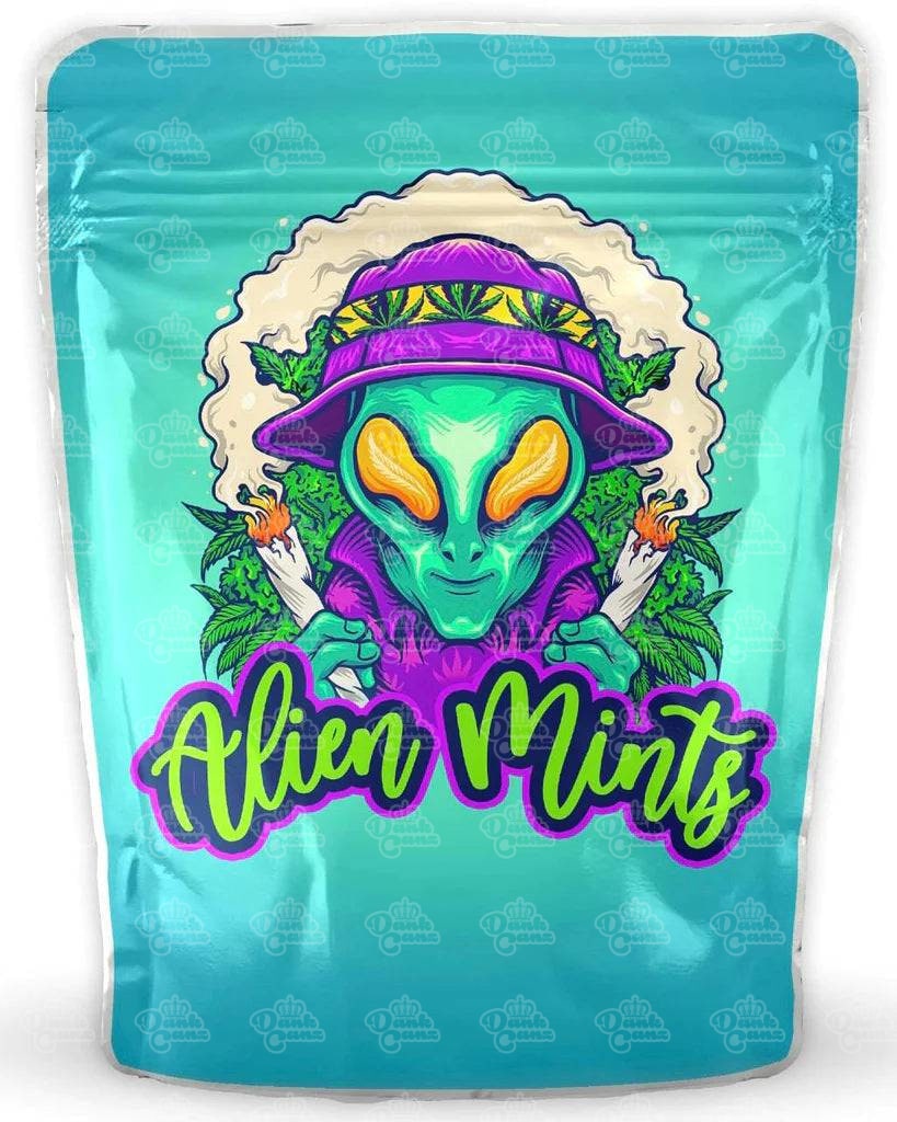 Alien Mints Mylar Bags | Cali Packs | Empty Packaging Size – DC Packaging