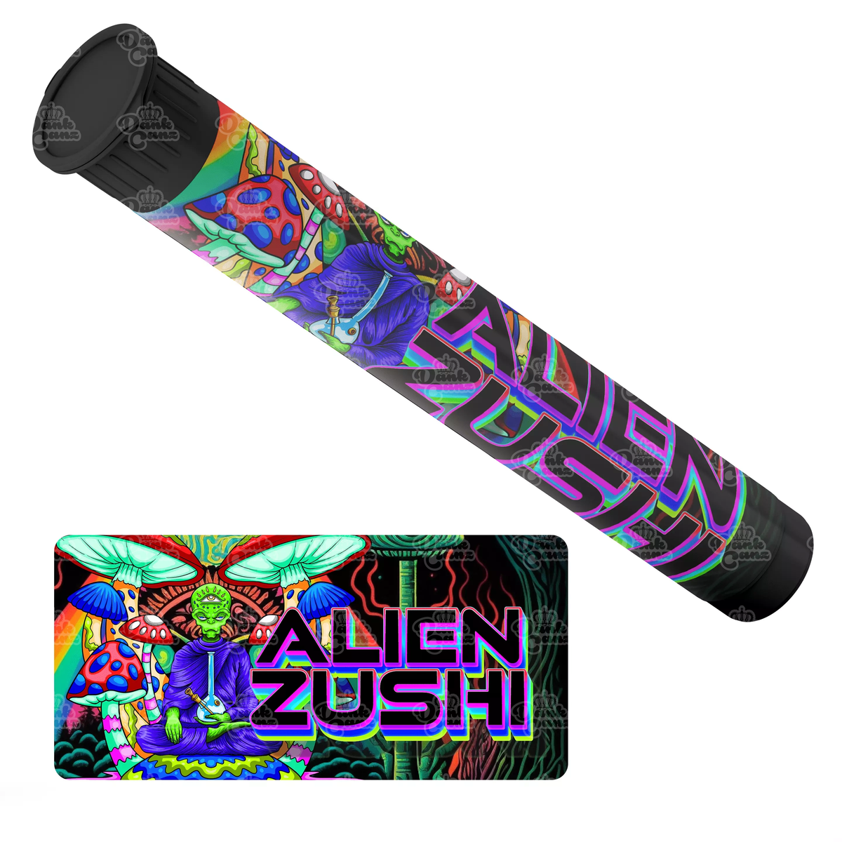 Alien Zushi Pre Roll Tubes | Empty Doob Tubes | 115mm – DC Packaging