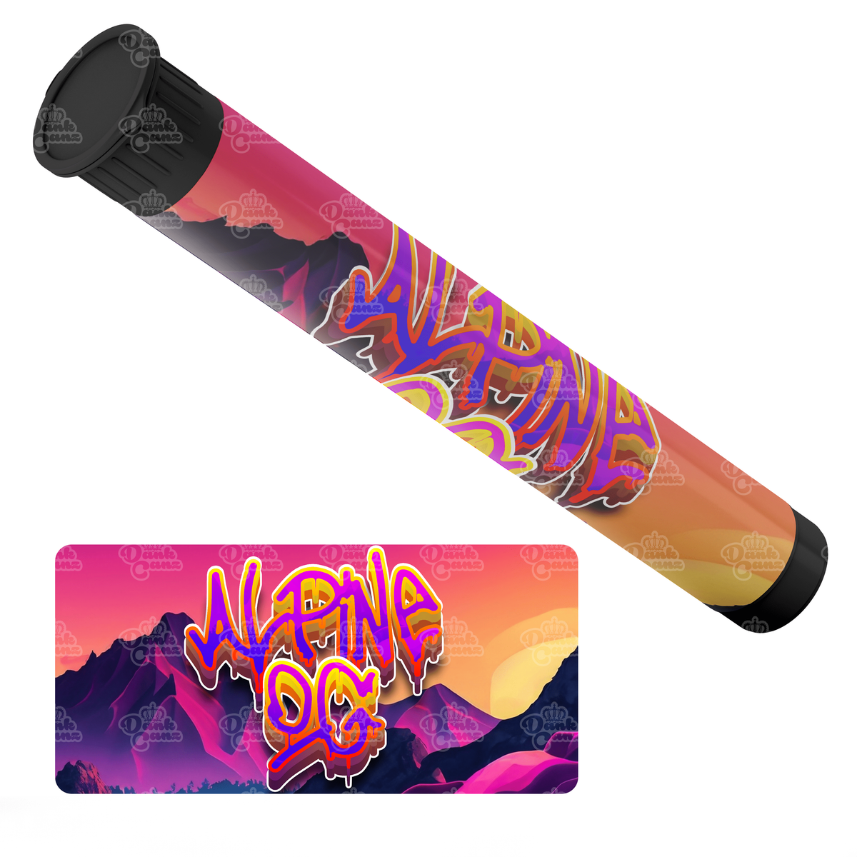 Alpine OG Pre Roll Tubes | Empty Doob Tubes | 115mm