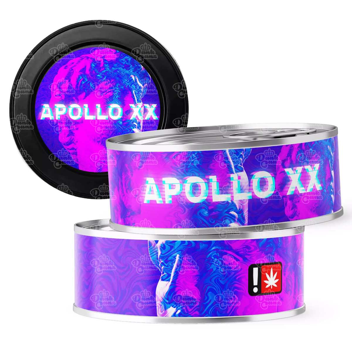 Apollo XX 3.5g Self Seal Tins - Pressitins - Cali Tins – DC Packaging