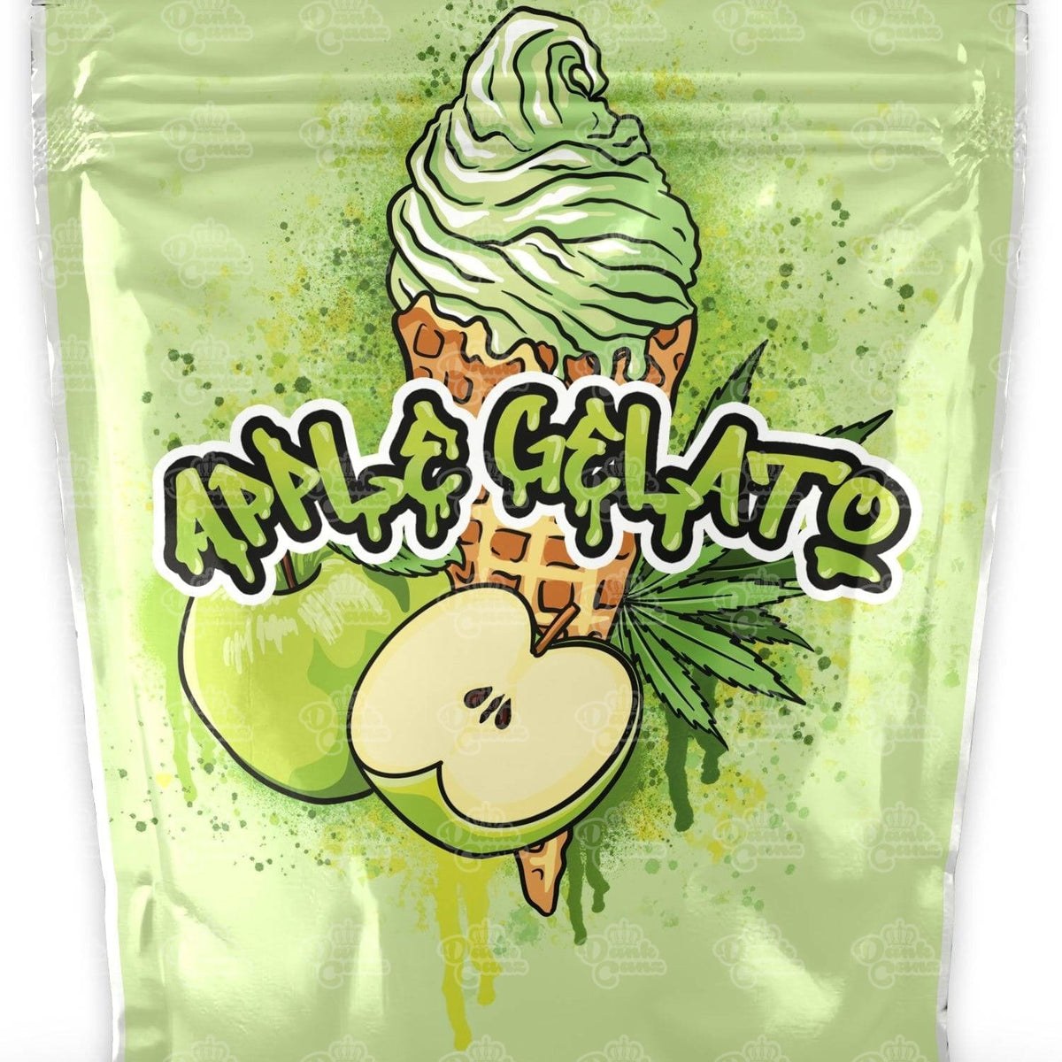 Apple Gelato Mylar Bags | Cali Packs | Empty Packaging Size – DC Packaging