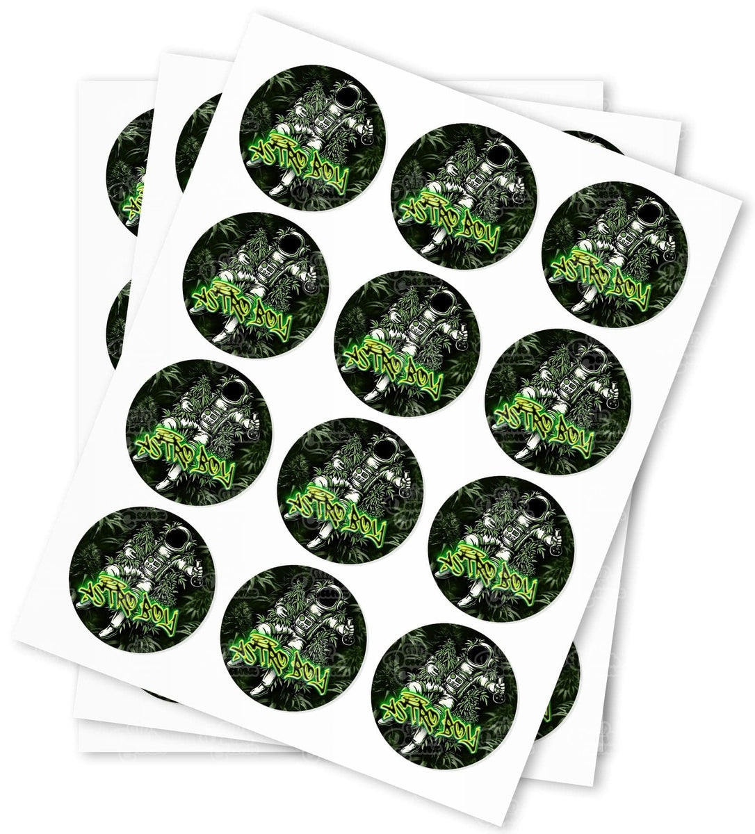 8 Ball Kush Stickers