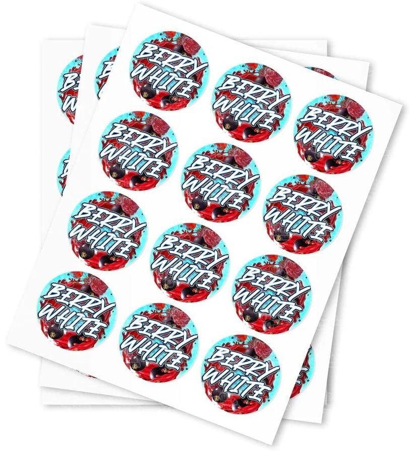 Berry White Strain Stickers – DC Packaging