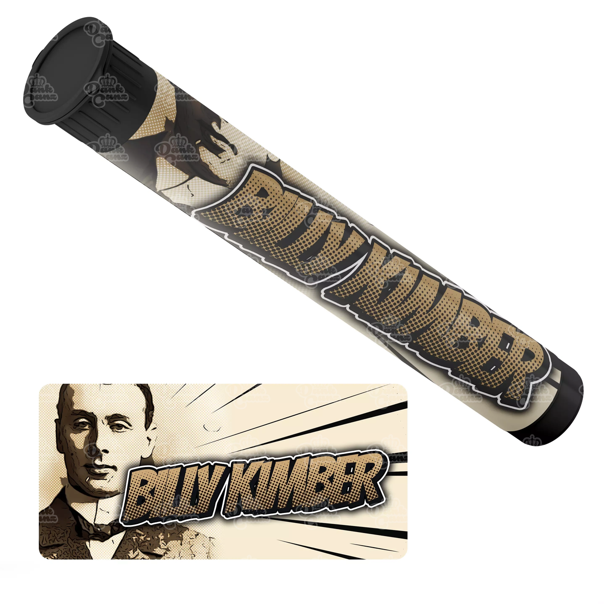 Billy Kimber Pre Roll Tubes | Empty Doob Tubes | 115mm – DC Packaging