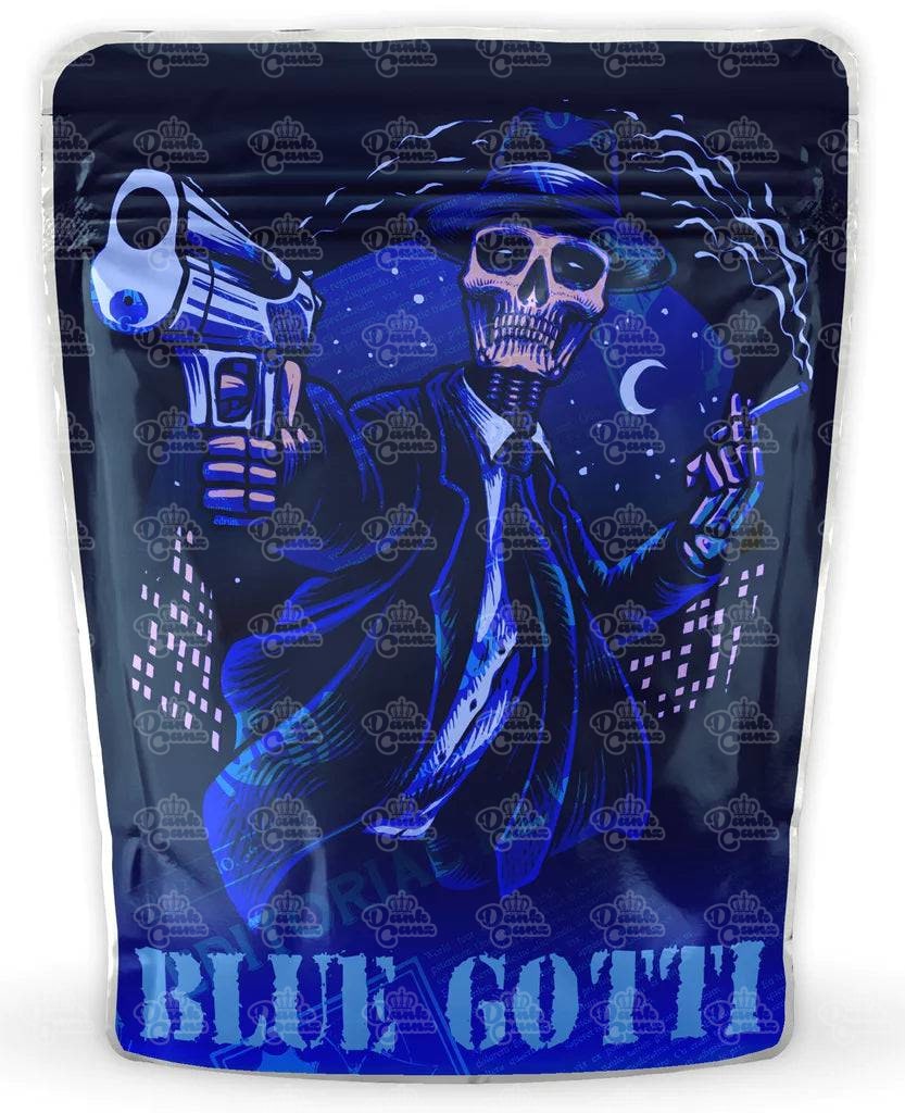 Blue Gotti Mylar Bags | Cali Packs | Empty Packaging Size – DC Packaging