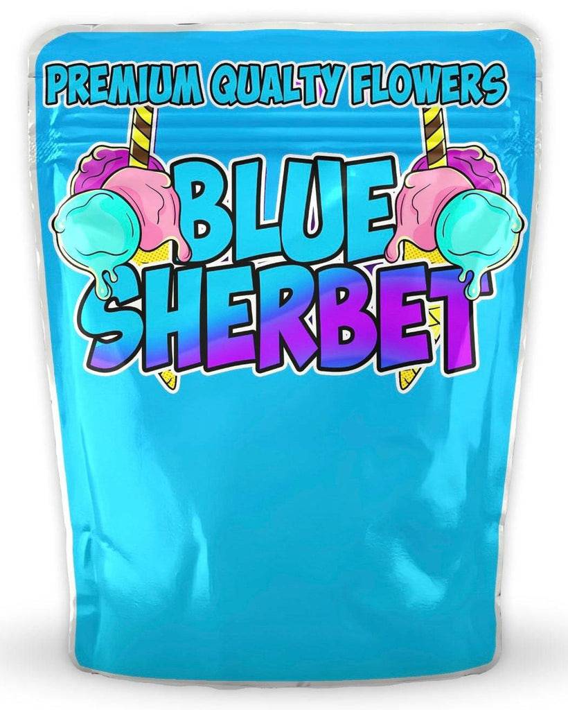 Blue Sherbet Mylar Bags | Cali Packs | Empty Packaging Size