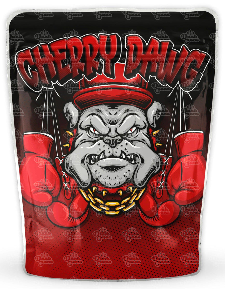 Cherry Dawg Mylar Bags | Cali Packs | Empty Packaging Size