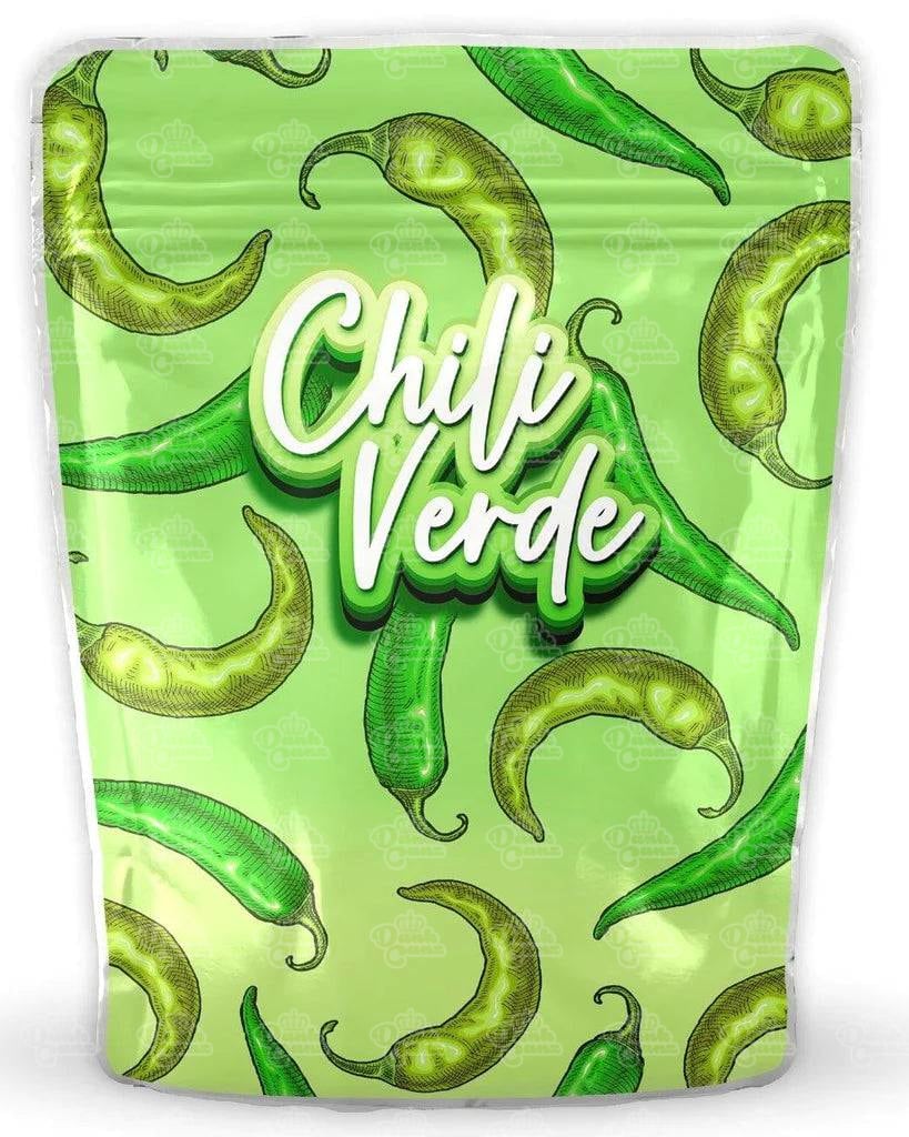 Chili Verde Mylar Bags | Cali Packs | Empty Packaging Size – DC Packaging