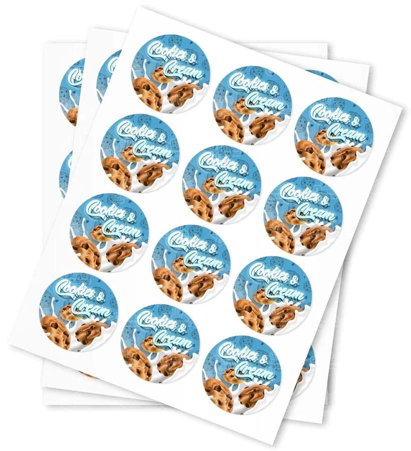 Cookies & Cream Strain Stickers