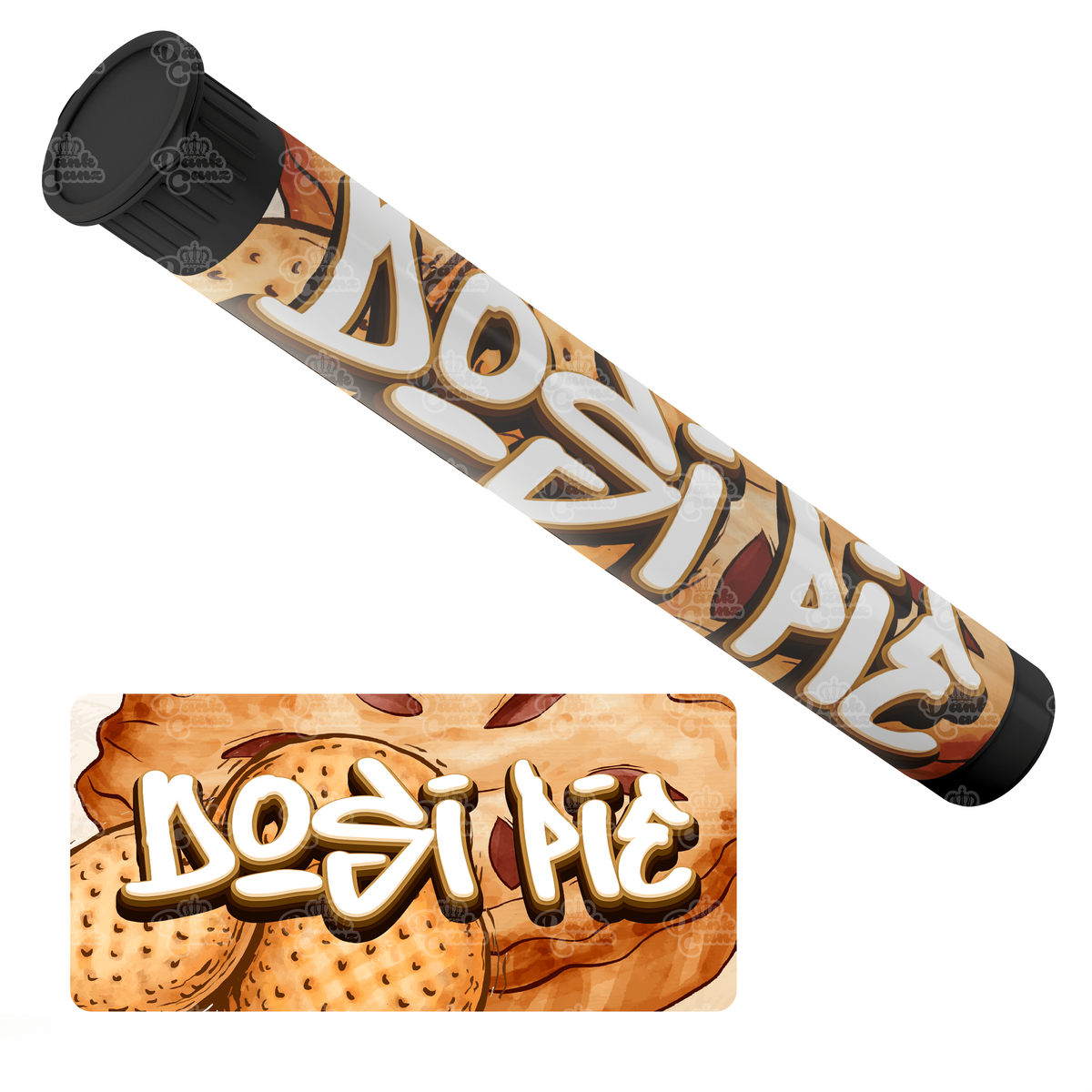 Dosi Pie Pre Roll Tubes | Empty Doob Tubes | 115mm