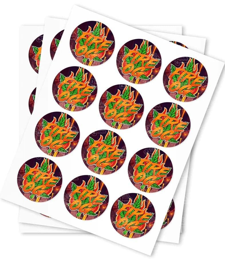 Fire OG Strain Stickers – DC Packaging