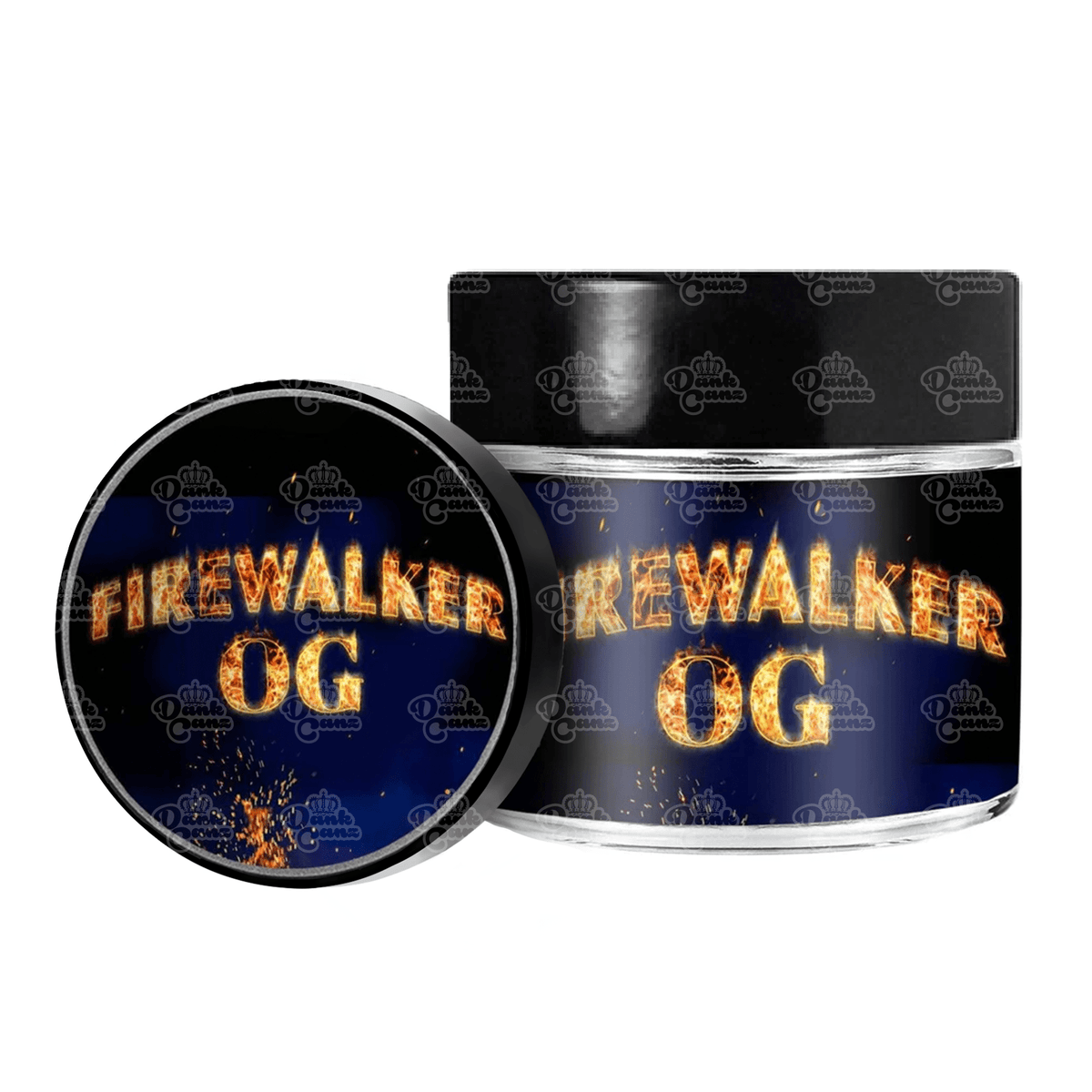 Firewalker OG 3.5g Glass Jars | 60ml Jars | Novelty Jars | Empty Jars ...