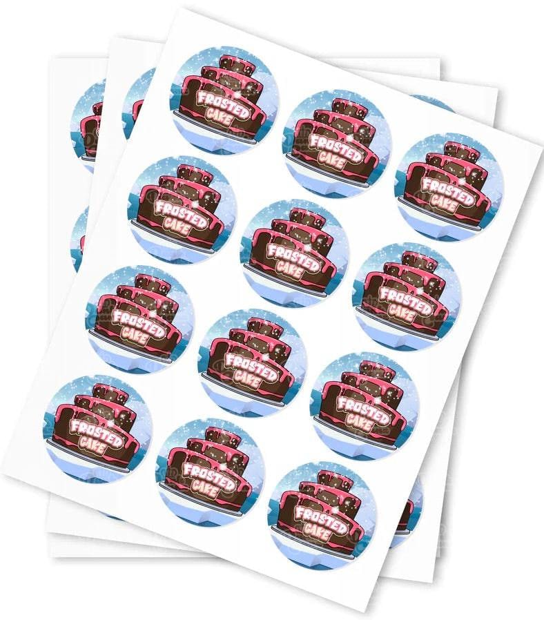 Frosted Cake Strain Stickers