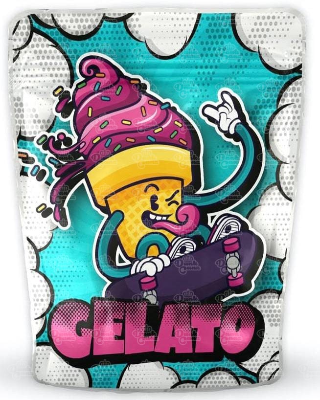 Gelato Mylar Bags | Cali Packs | Empty Packaging Size
