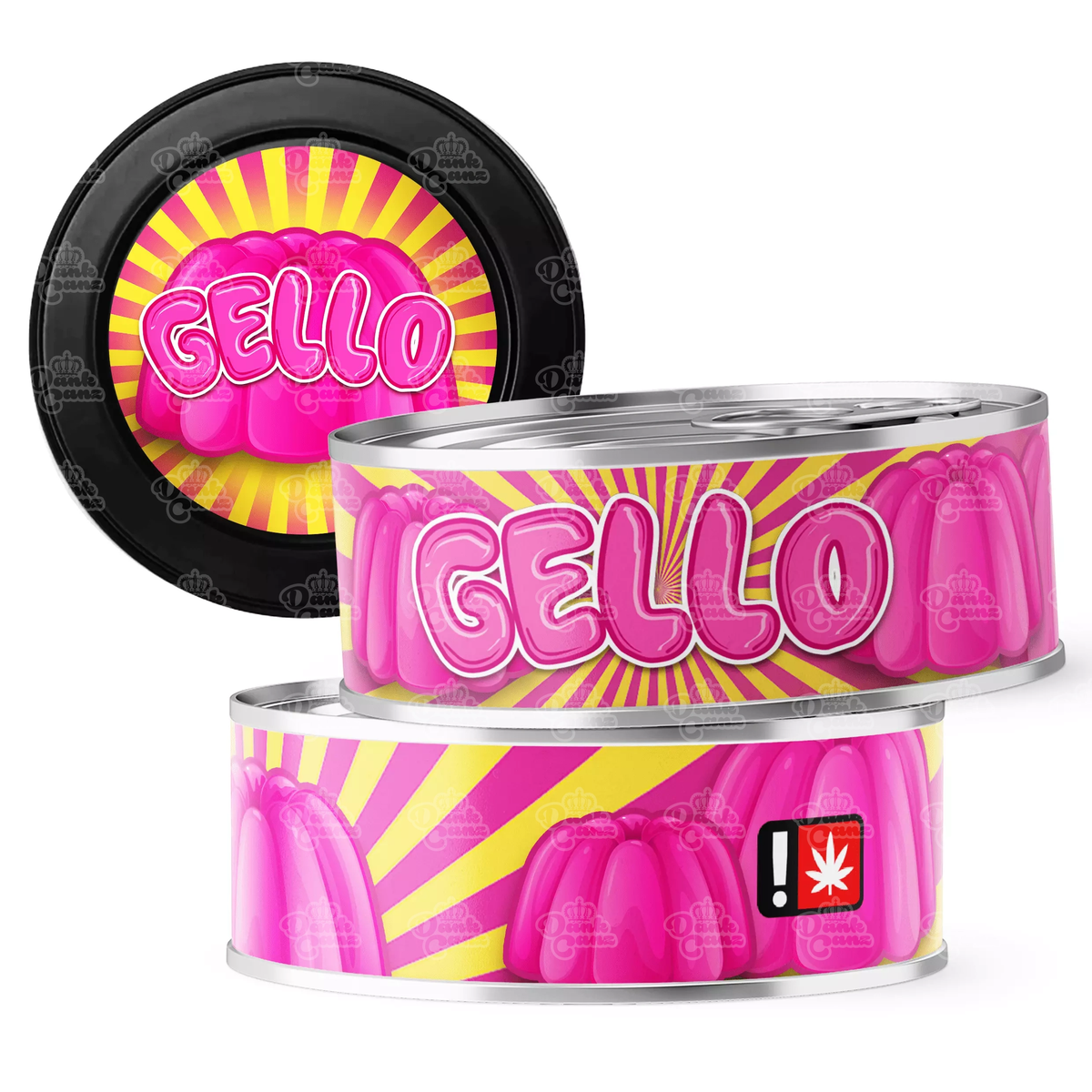 Gello 3.5g Self Seal Tins - Pressitins - Cali Tins