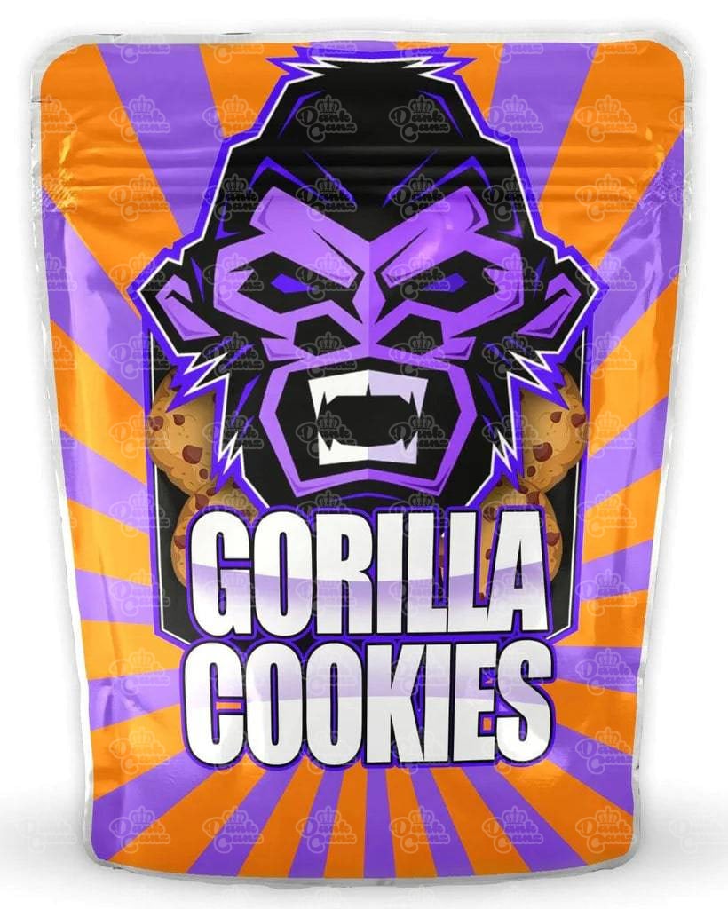 Gorilla Cookies Mylar Bags | Cali Packs | Empty Packaging Size