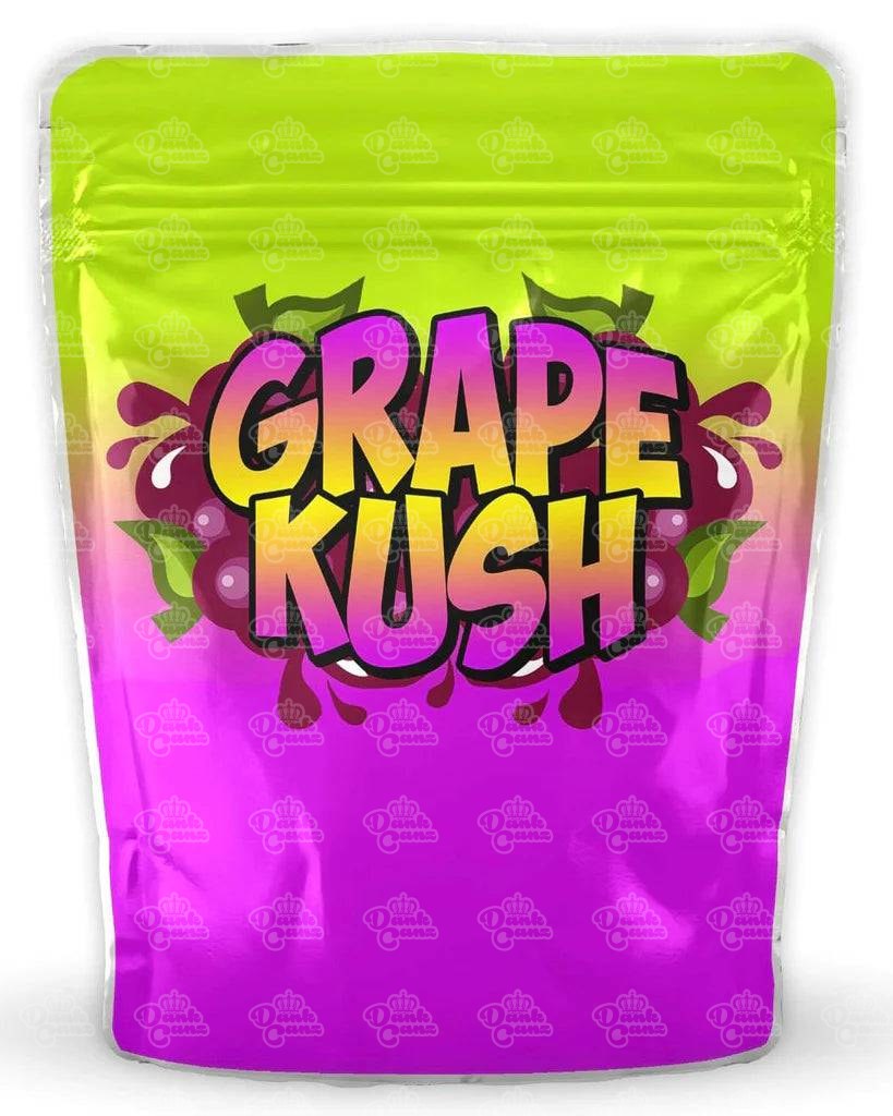 Grape Kush Mylar Bags | Cali Packs | Empty Packaging Size