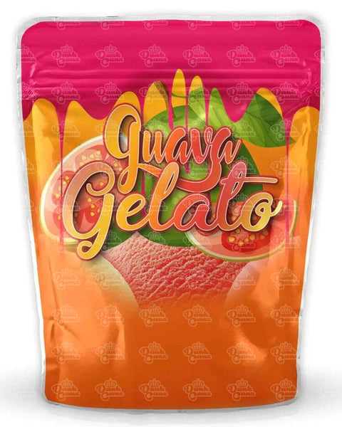 Guava Gelato Mylar Bags | Cali Packs | Empty Packaging Size