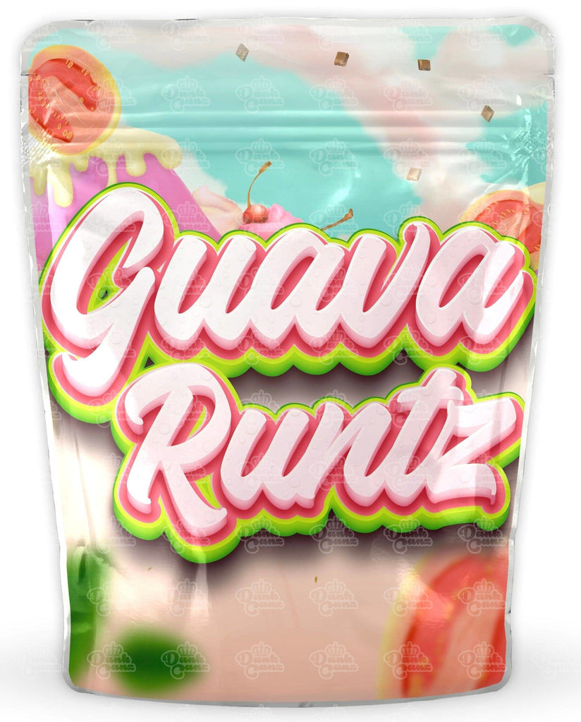 Guava Runtz Mylar Bags | Cali Packs | Empty Packaging Size