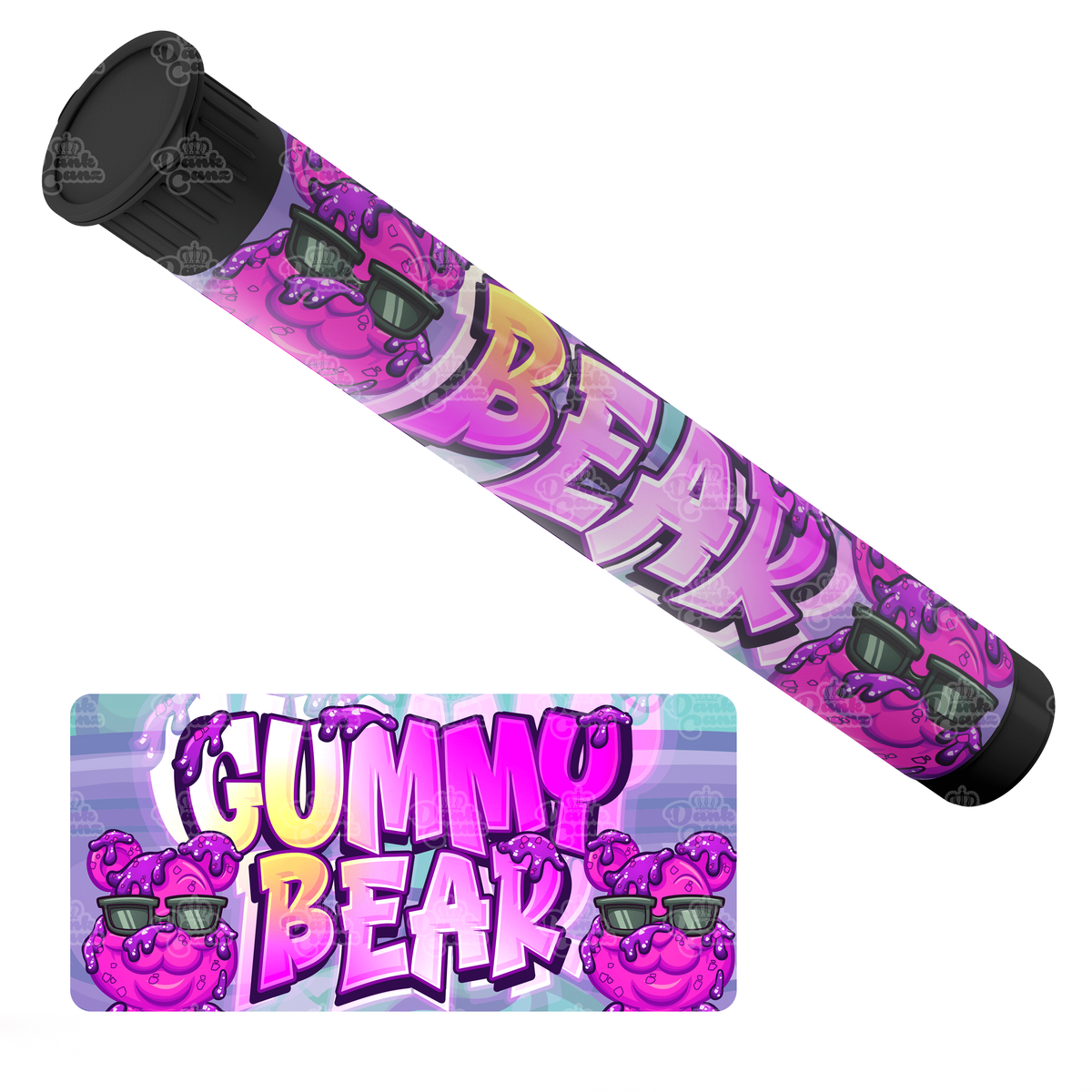 Gummy Bear Pre Roll Tubes | Empty Doob Tubes | 115mm – DC Packaging