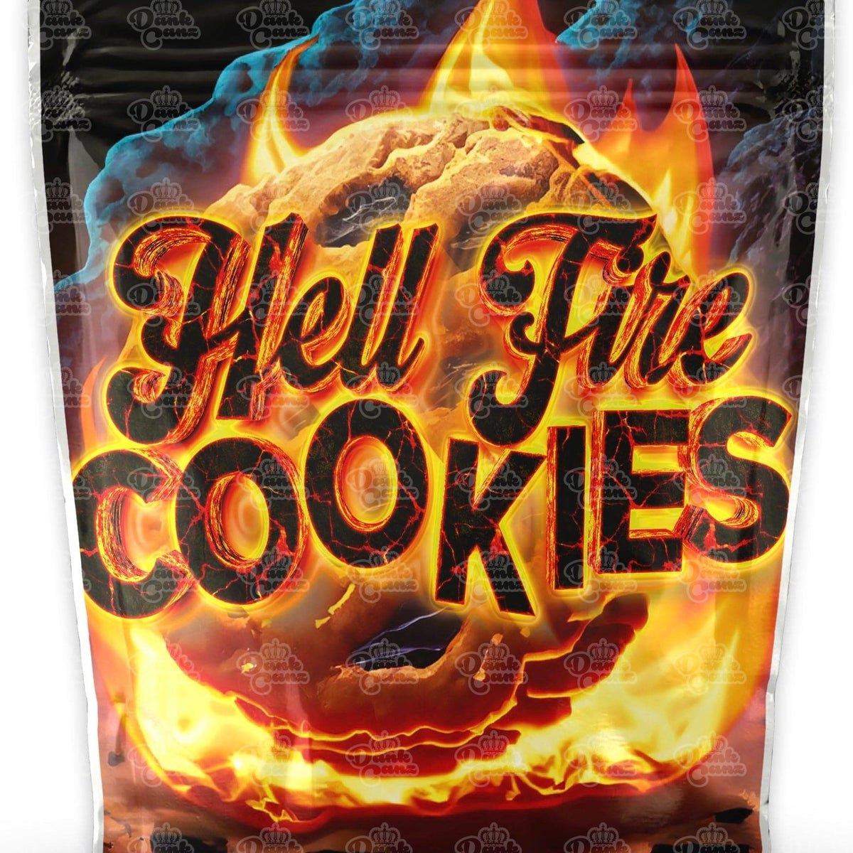 Hell Fire Cookies Mylar Bags | Cali Packs | Empty Packaging Size – DC ...
