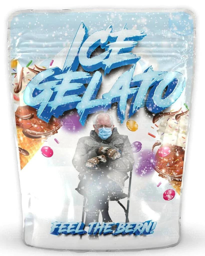 Ice Gelato Mylar Bags | Cali Packs | Empty Packaging Size