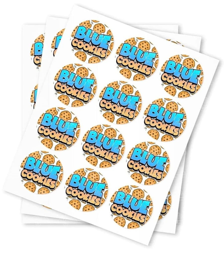 Blue Cookies Stickers