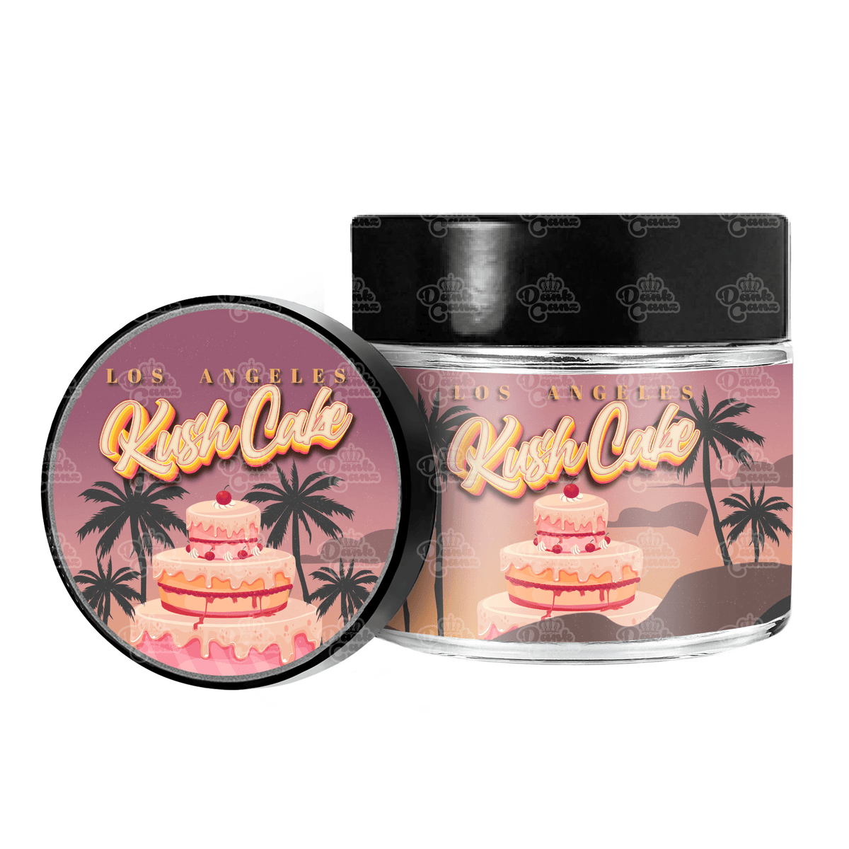 8 Ball Kush Childproof 3.5g Glass Jars