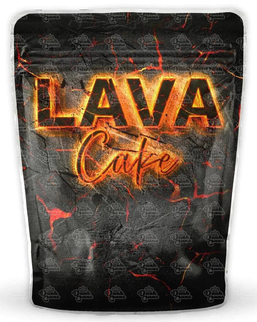 Lava Cake Mylar Bags | cali packz | Empty Packaging Size