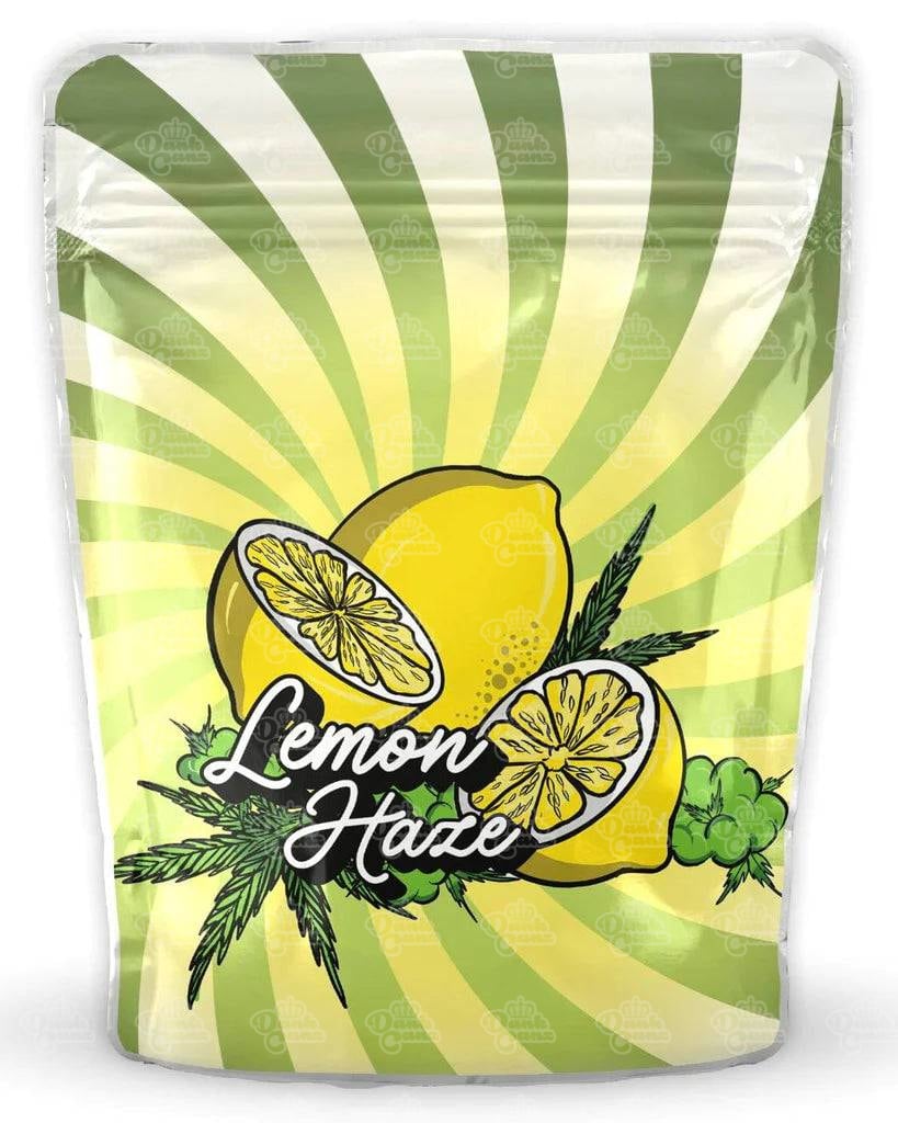 Lemon Haze Mylar Bags | Cali Packs | Empty Packaging Size