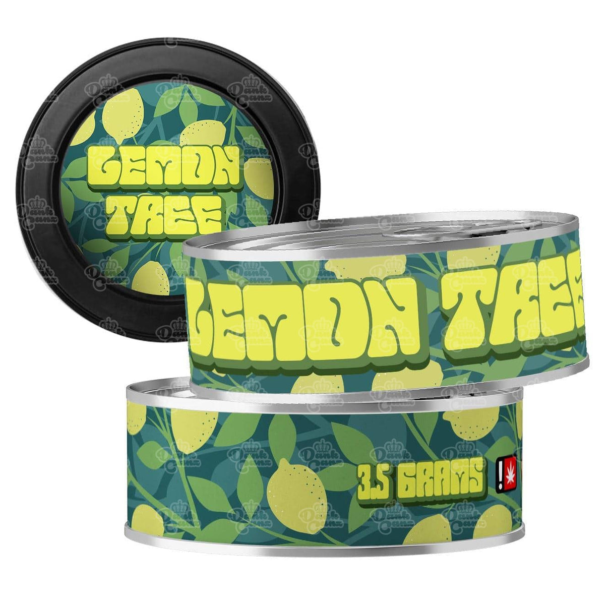 Lemon Tree 3.5g Self Seal Tins – DC Packaging