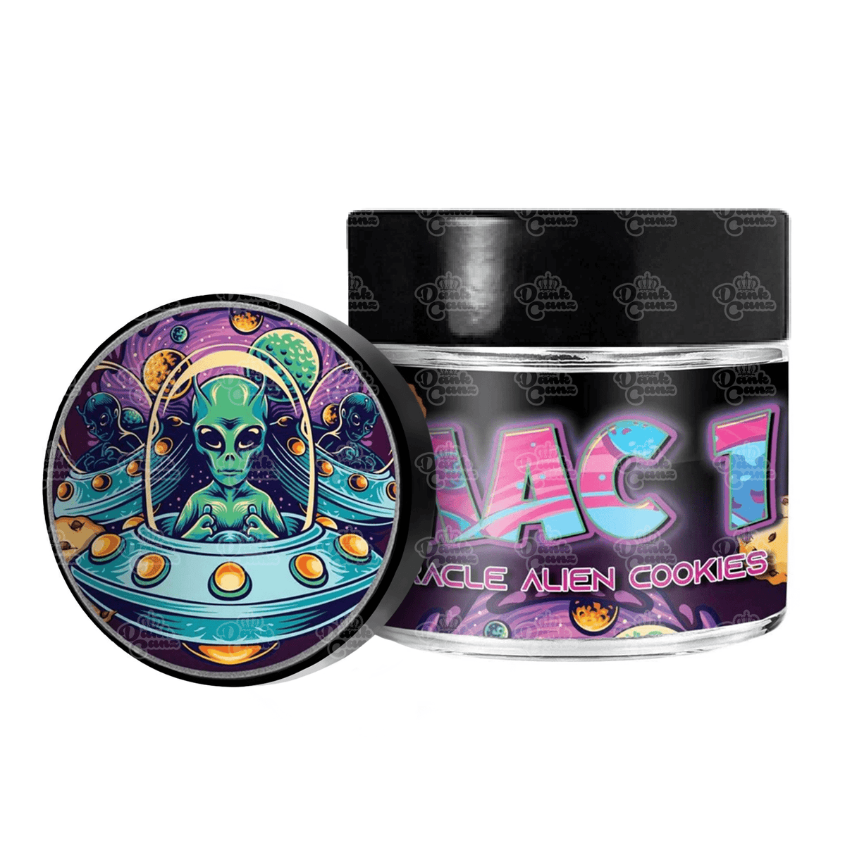 8 Ball Kush Childproof 3.5g Glass Jars