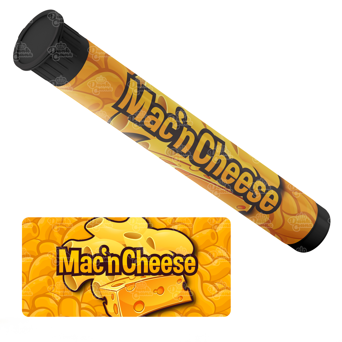 Mac N Cheese Pre Roll Tubes | Empty Doob Tubes | 115mm