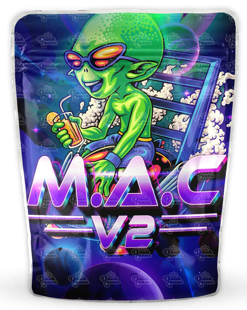 Mac V2 Mylar Bags | Cali Packs | Empty Packaging Size