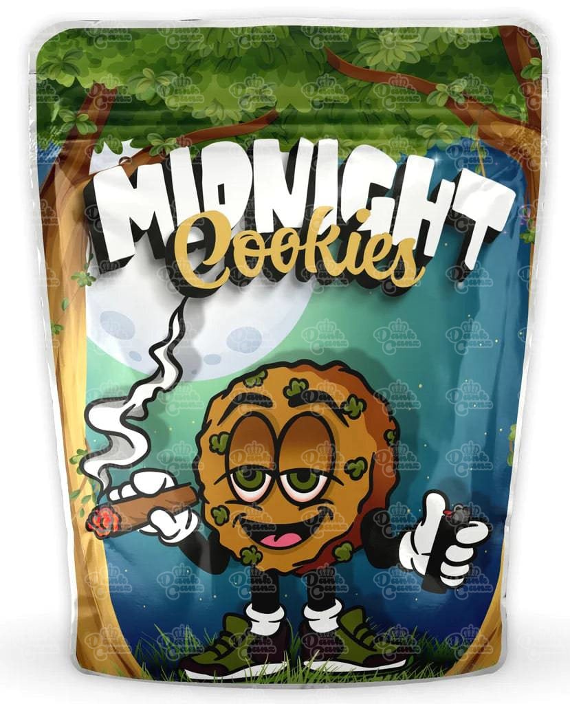Midnight Cookies Mylar Bags | Cali Packs | Empty Packaging Size – DC ...