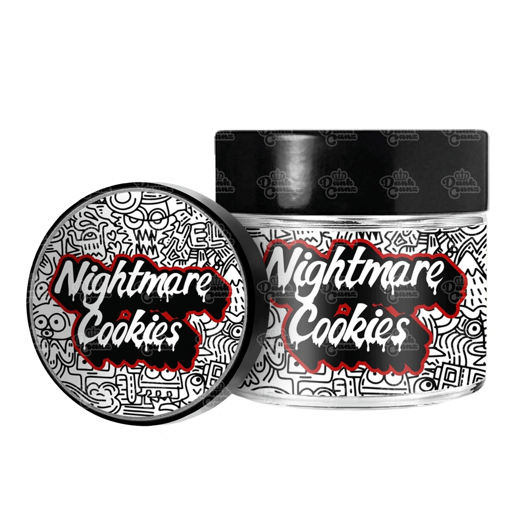 8 Ball Kush Childproof 3.5g Glass Jars