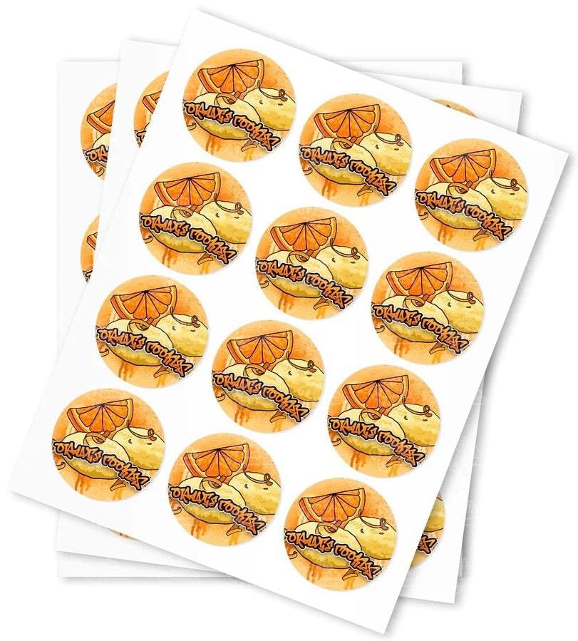 Orange Cookies Strain Stickers – DC Packaging