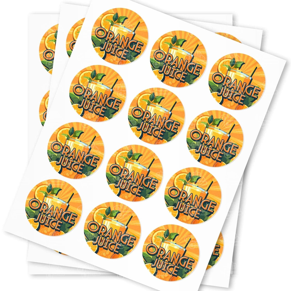 Orange Juice Strain Stickers