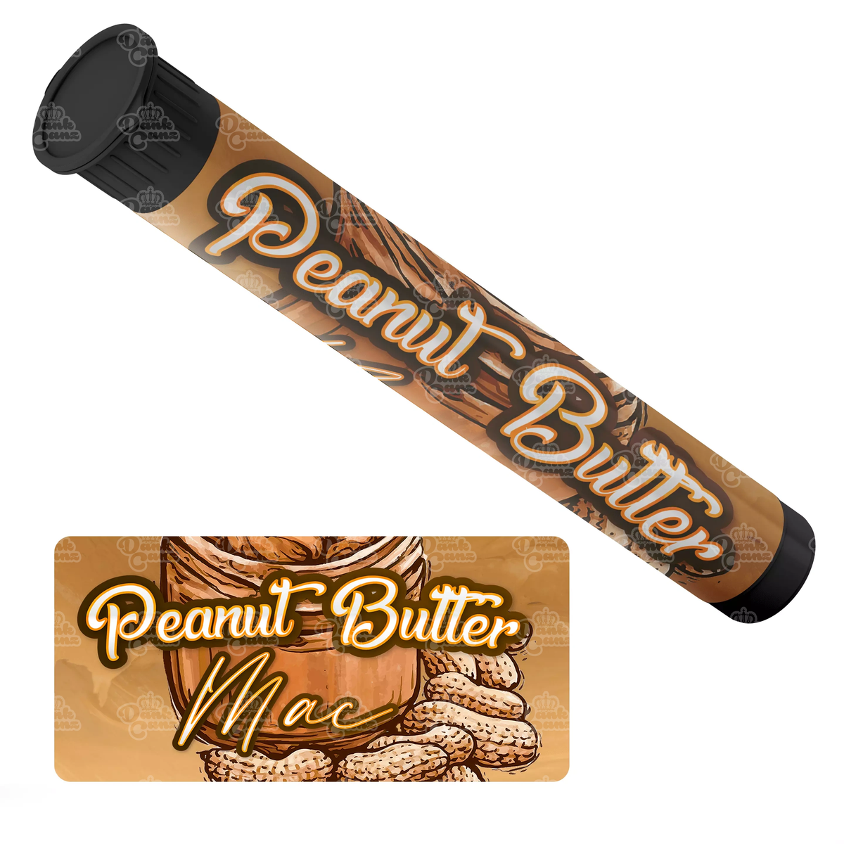 Peanut Butter Mac Pre Roll Tubes | Empty Doob Tubes | 115mm – DC Packaging
