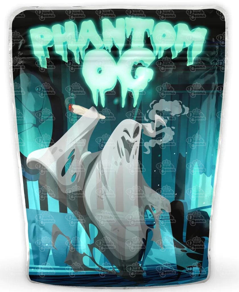 Phantom OG Mylar Bags | Cali Packs | Empty Packaging Size