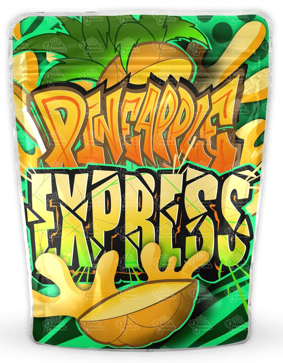 Pineapple Express Mylar Bags | Cali Packs | Empty Packaging Size