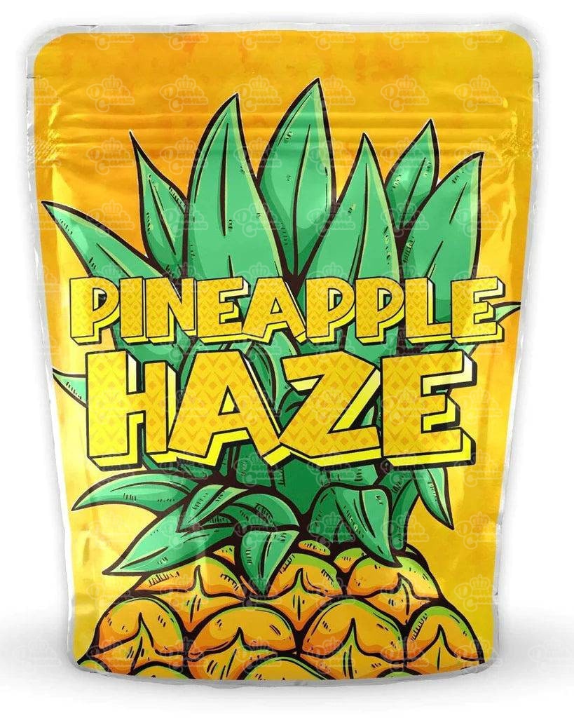 Pineapple Haze Mylar Bags | Cali Packs | Empty Packaging Size
