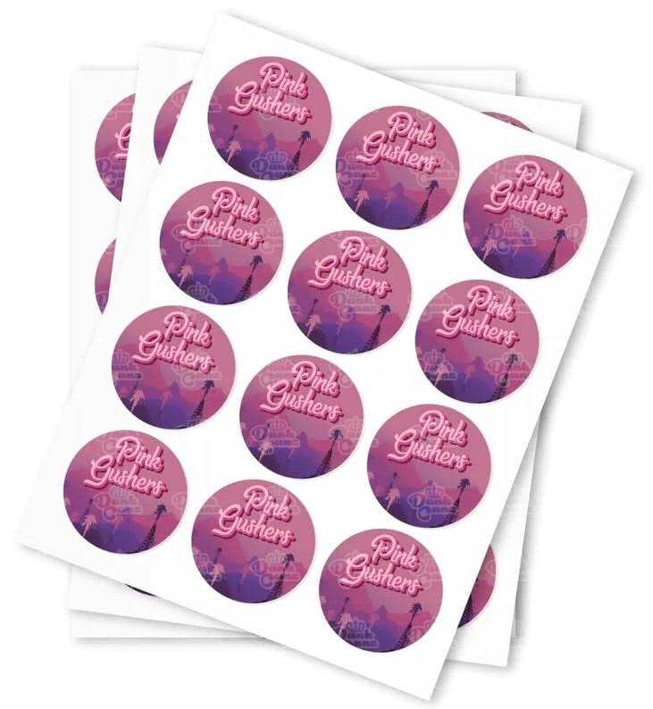 Pink Gushers Strain Stickers – DC Packaging