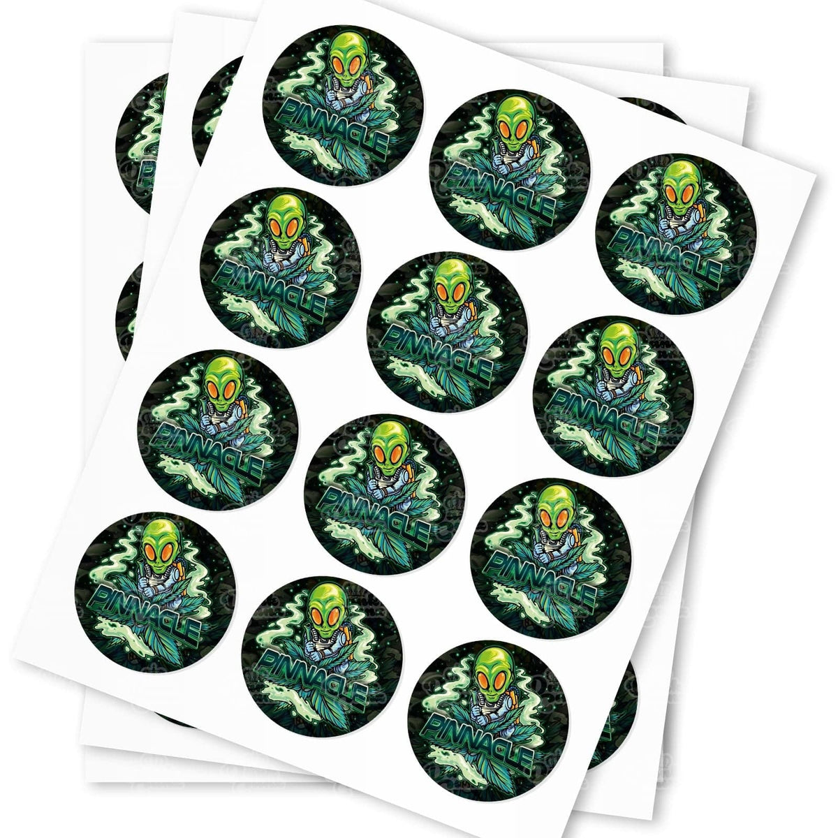 Pinnacle Strain Stickers – DC Packaging
