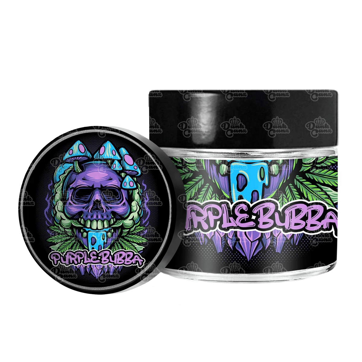 8 Ball Kush Childproof 3.5g Glass Jars