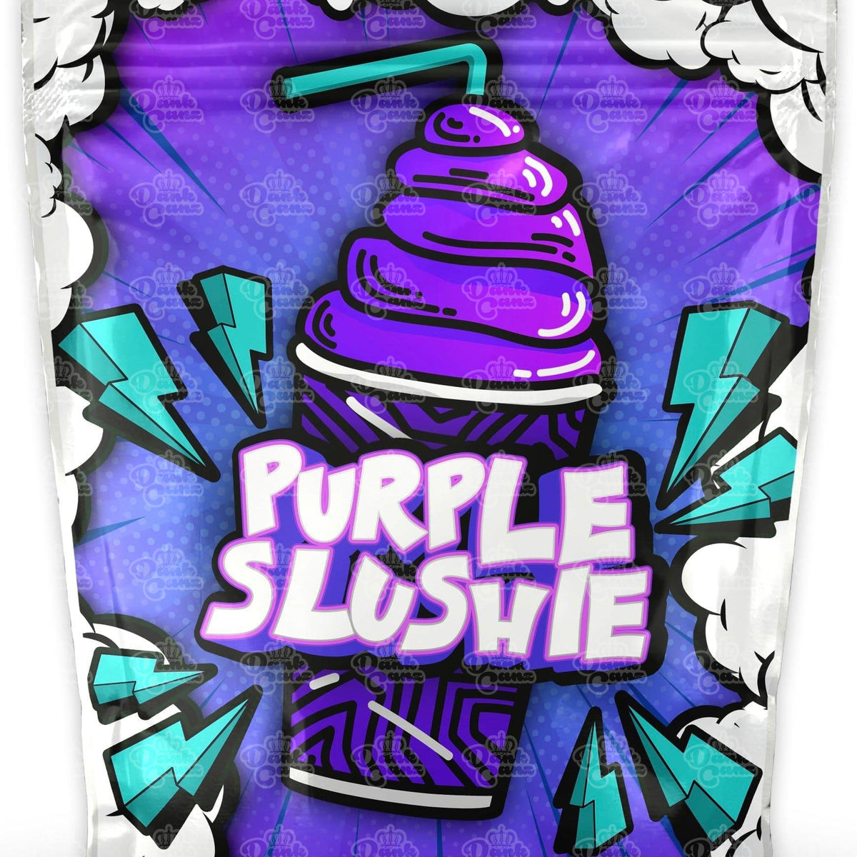 Purple Slushie Mylar Bags | Cali Packs | Empty Packaging Size – DC ...