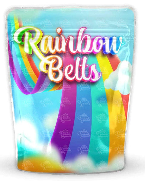 Rainbow Belts Mylar Bags | Cali Packs | Empty Packaging Size