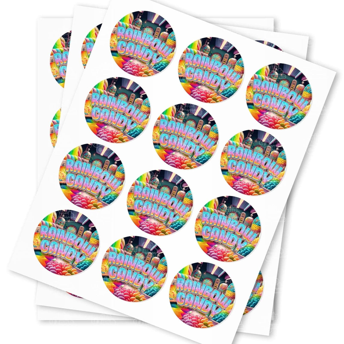 Rainbow Candy Strain Stickers – DC Packaging