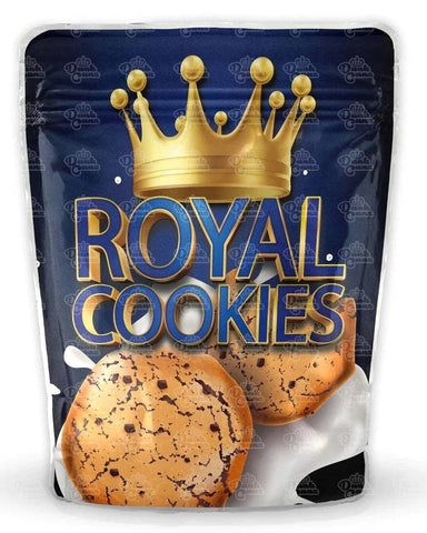 Royal Cookies Mylar Bags | Cali Packs | Empty Packaging Size