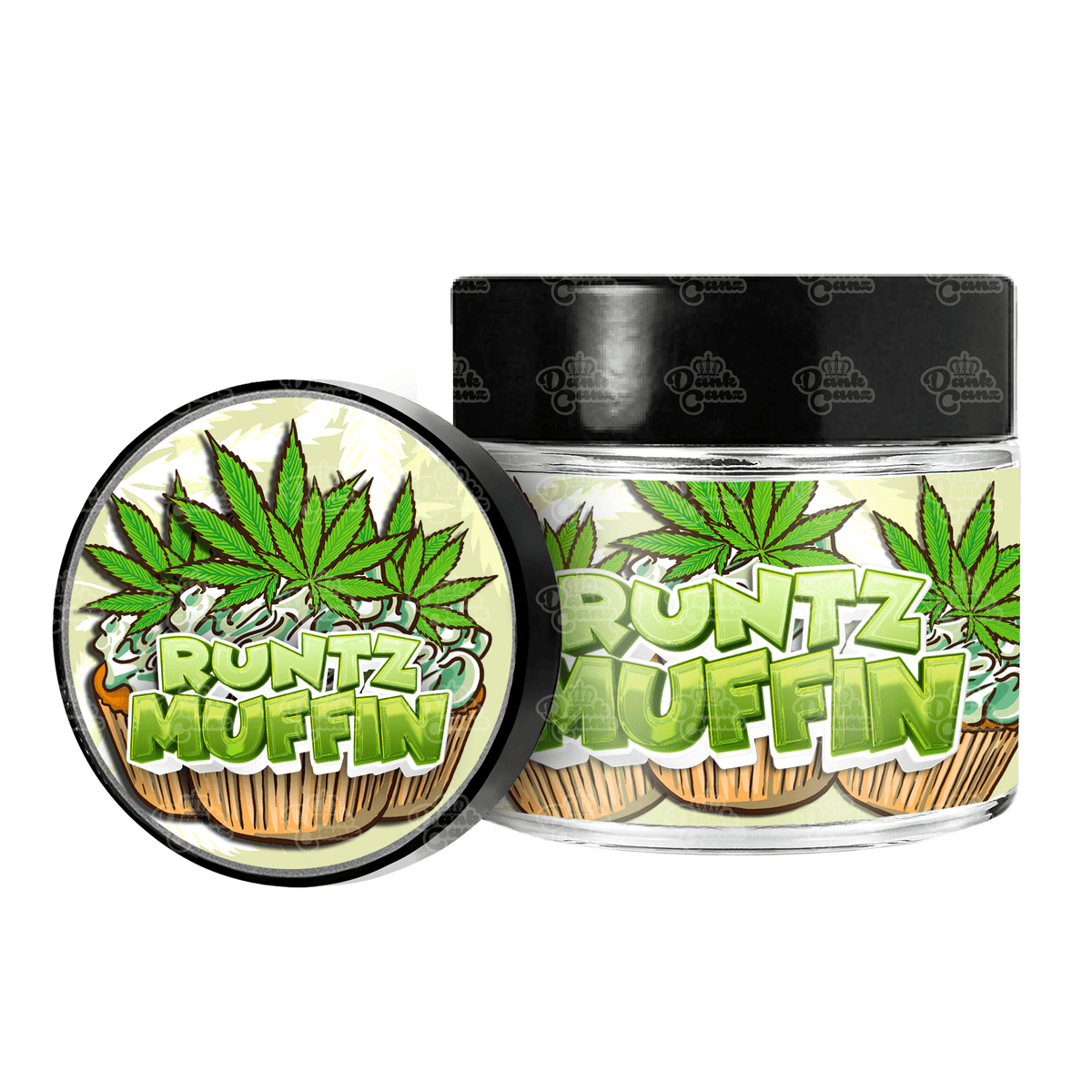 8 Ball Kush Childproof 3.5g Glass Jars